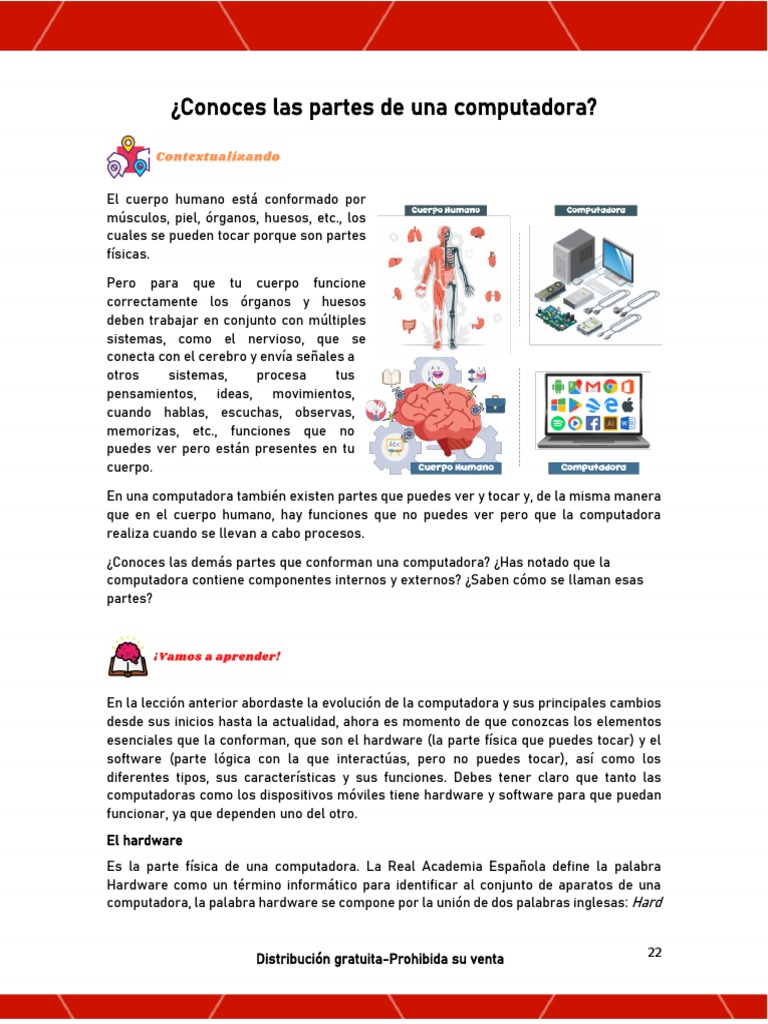 Hardware y Software | PDF | Periférico | Hardware de la computadora