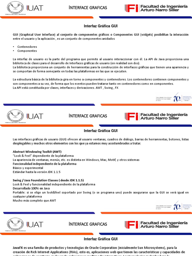 Interfaces Graficas Jframe JLabel | PDF | Ciencias de la Computación | Desarrollo de software