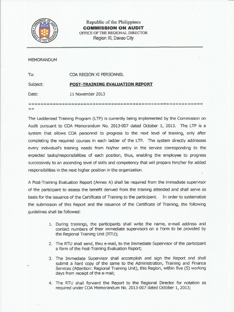 COA Unnumbered Memo (PTER) | PDF