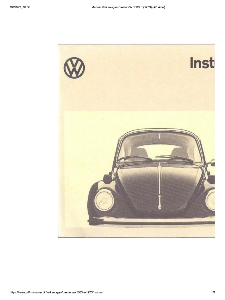 Manual Beetle 1303 | PDF