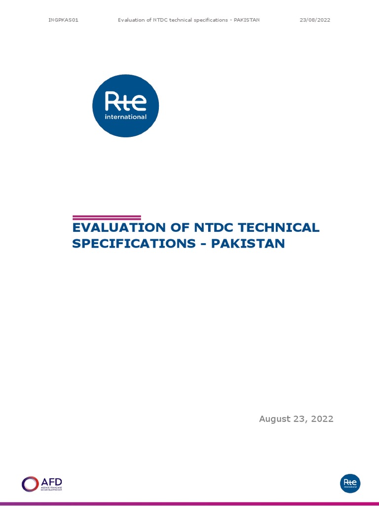 NTDC Technical Specifications Review | PDF | Specification (Technical Standard) | Transformer