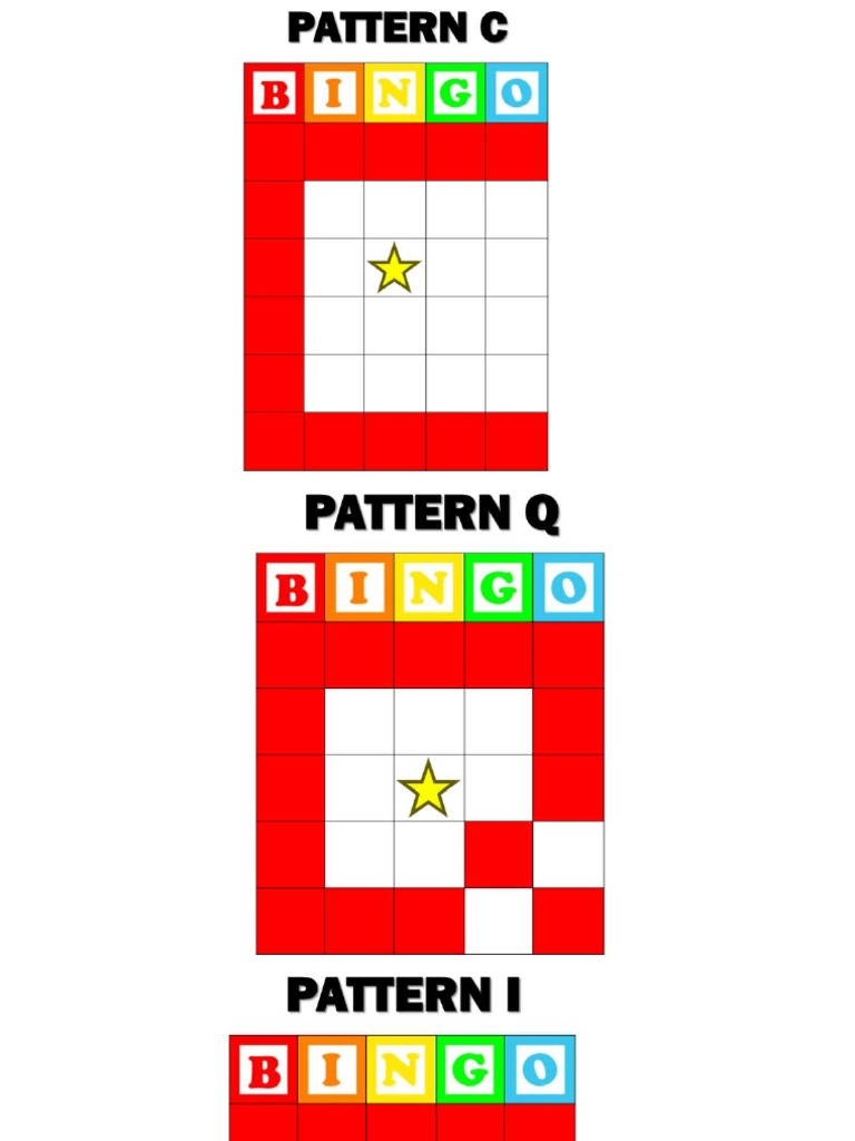 BINGO Patterns | PDF