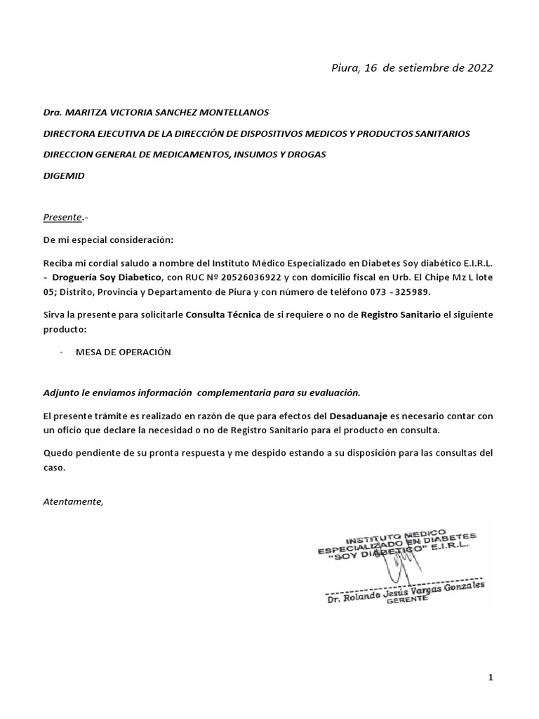 Solicitud - Consulta Tecnica - Mesa de Operaciones | PDF