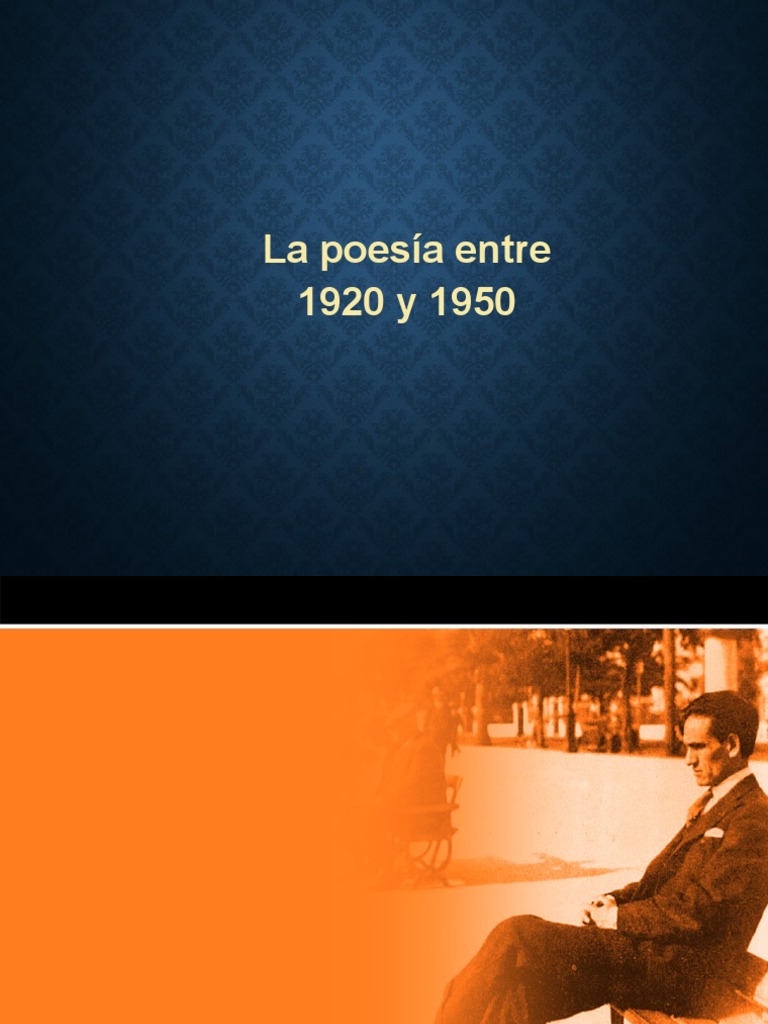 Poesia Entre 1920-1950 | PDF | Vanguardia