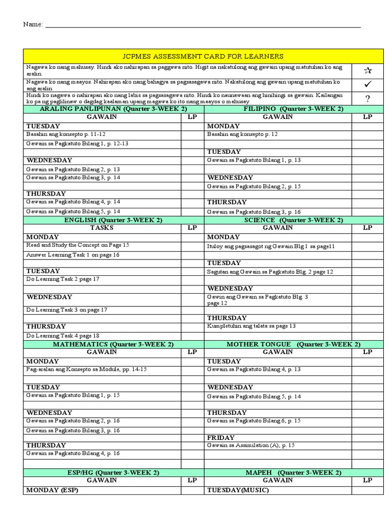 Quarter 3 WEEK 2 | PDF