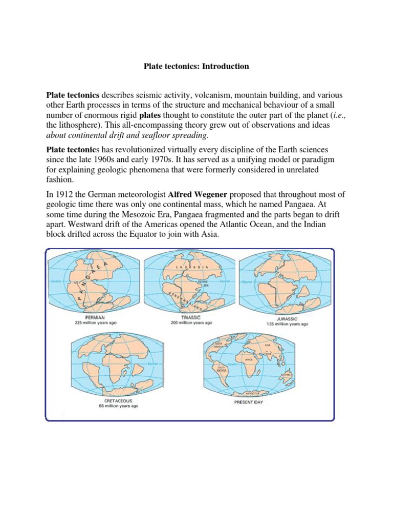 16plate Tectonics | PDF | Plate Tectonics | Earth Sciences