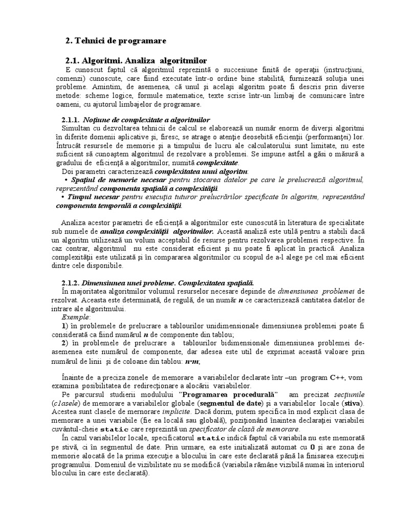 Complexitate Domin | PDF