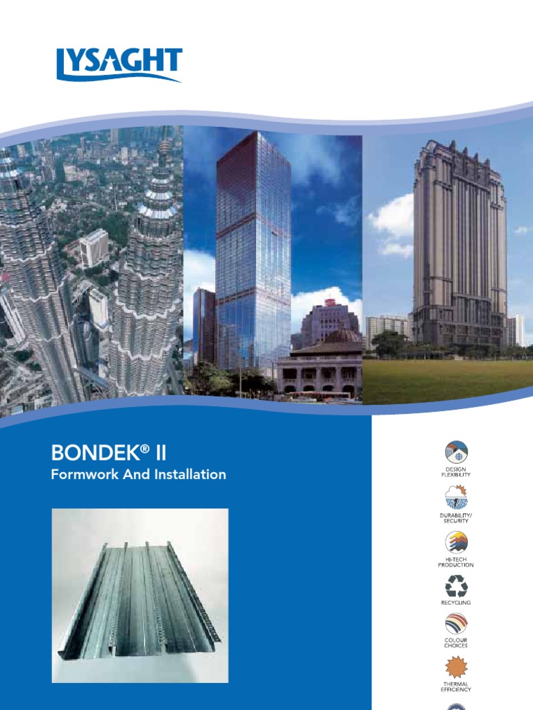 Bondek II | PDF | Concrete | Welding