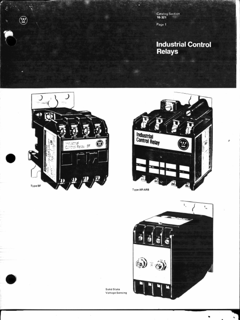 Westinghouse Industrial Control Relay | PDF