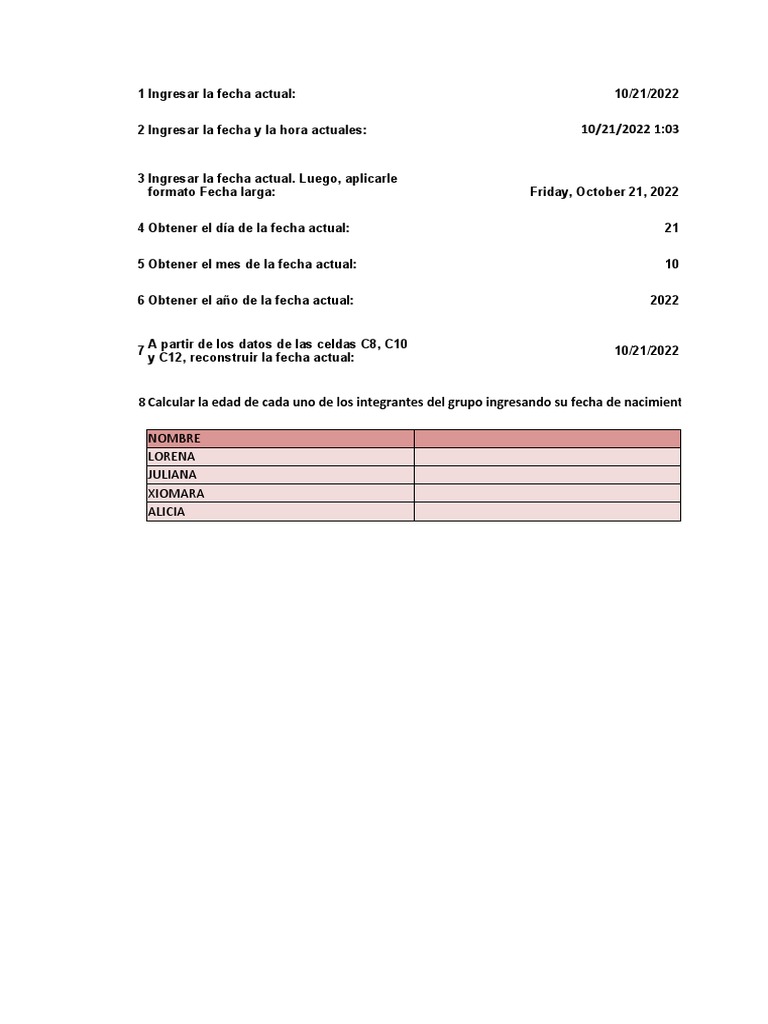 Taller 5-Funciones-De-Fecha | PDF