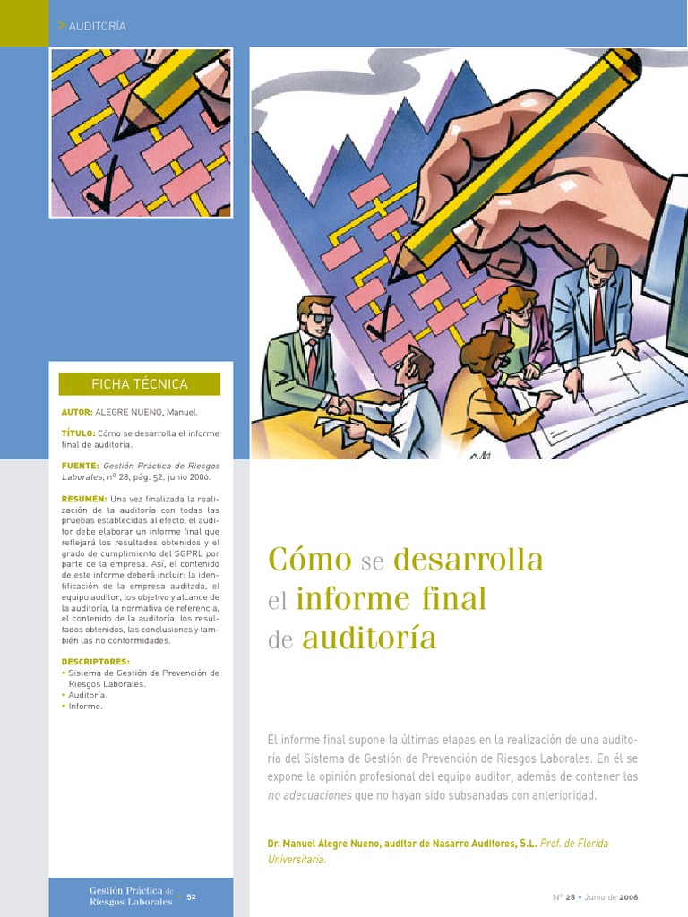 Informe Final de Auditoria | PDF | Auditoría | Contralor