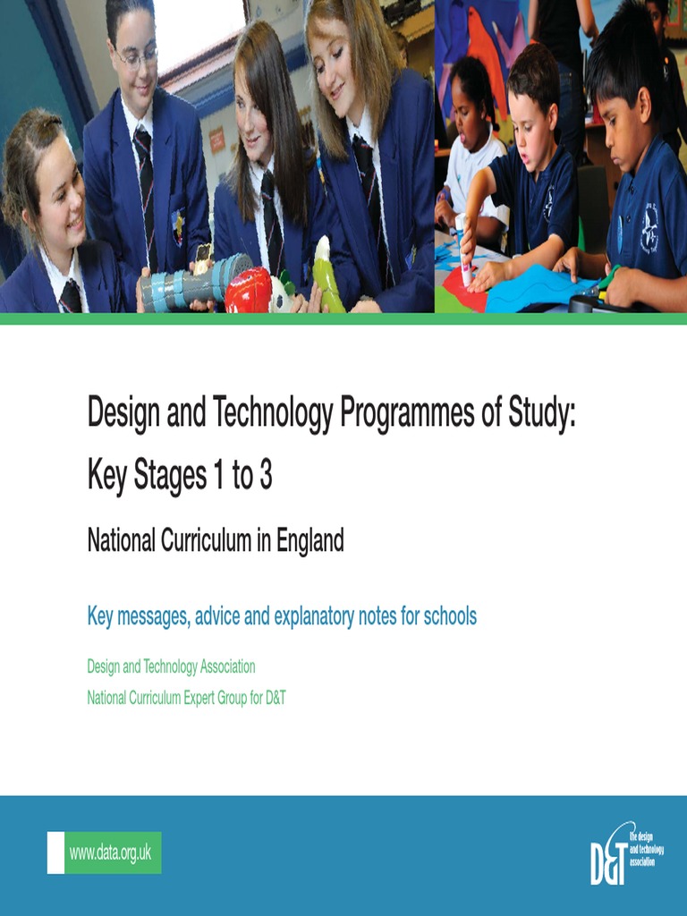 Design and Technology Programmes of Study: Key Stages 1 To 3 | PDF