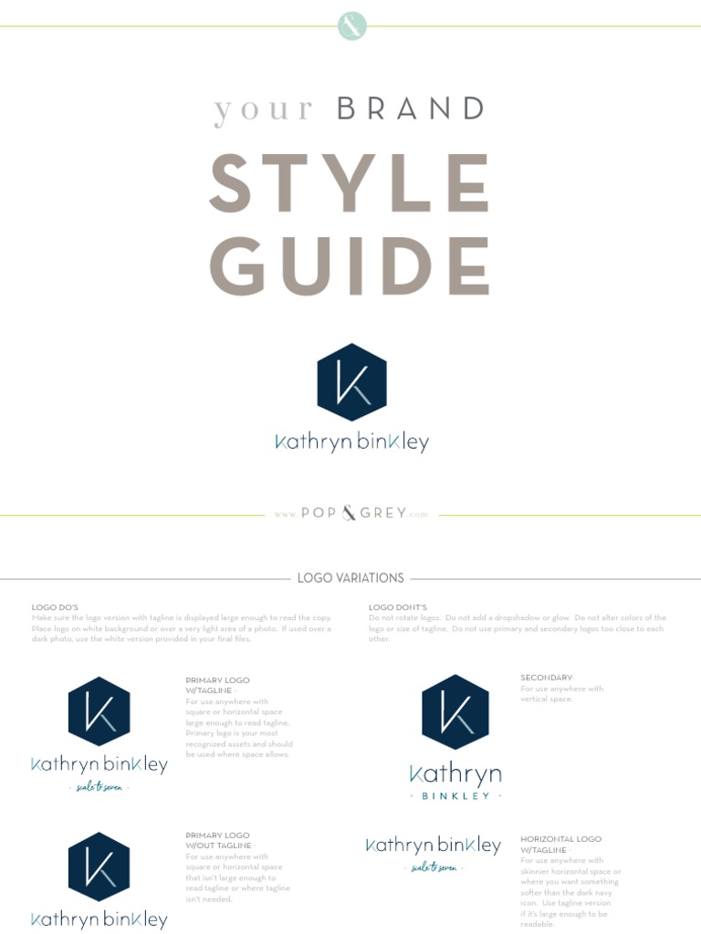 Your Brand Style Guide | PDF | Logos | Rgb Color Model