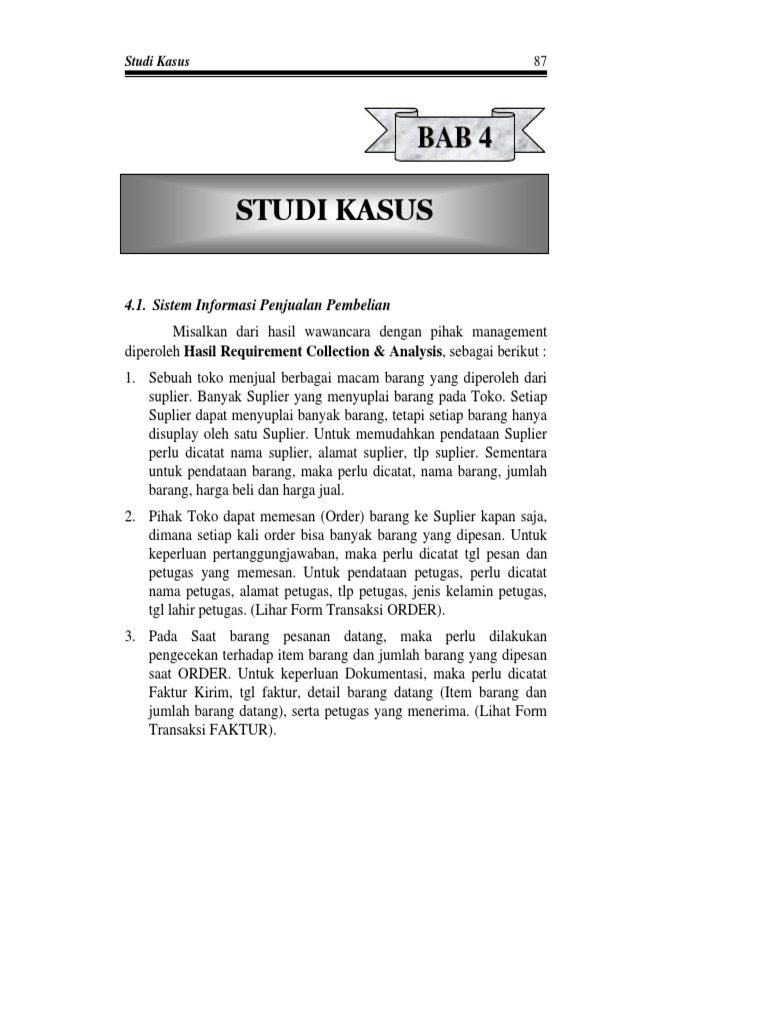 Rancangan Database Toko dan Suplier | PDF | Bisnis