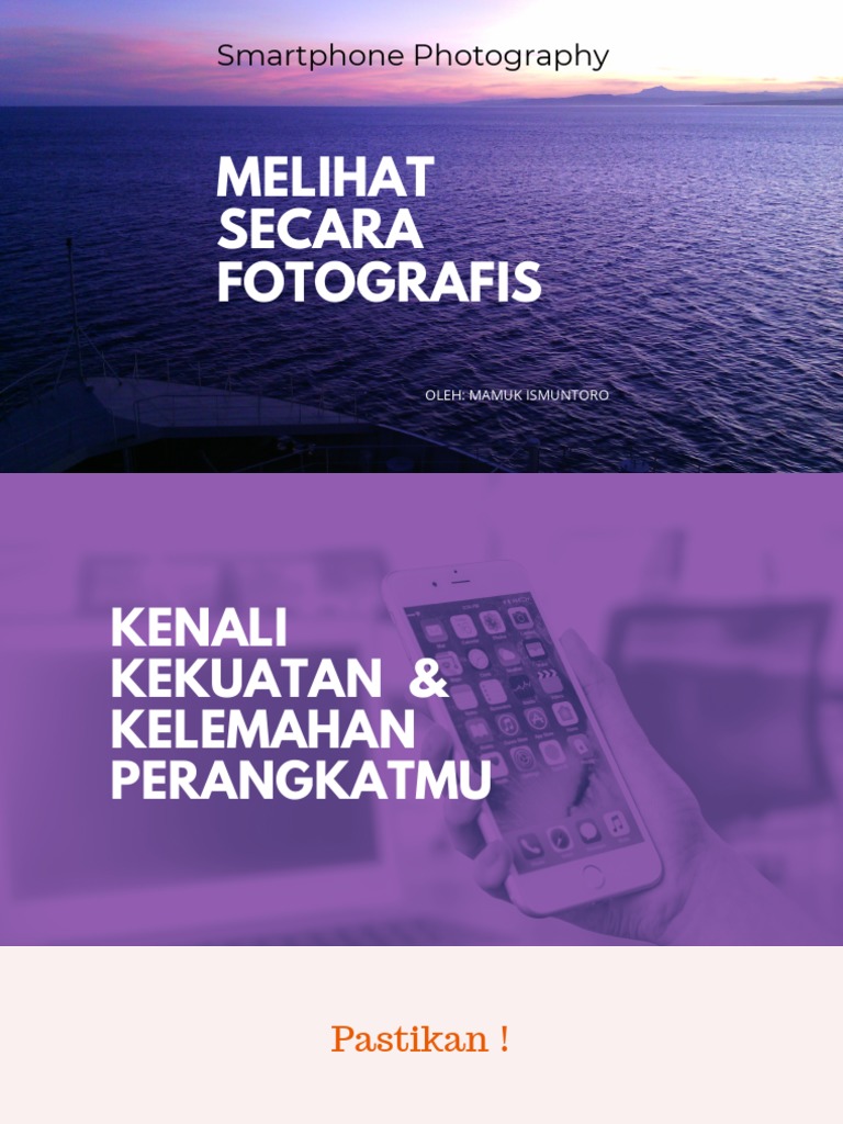 Smartphone Photography | PDF | Sains & Matematika