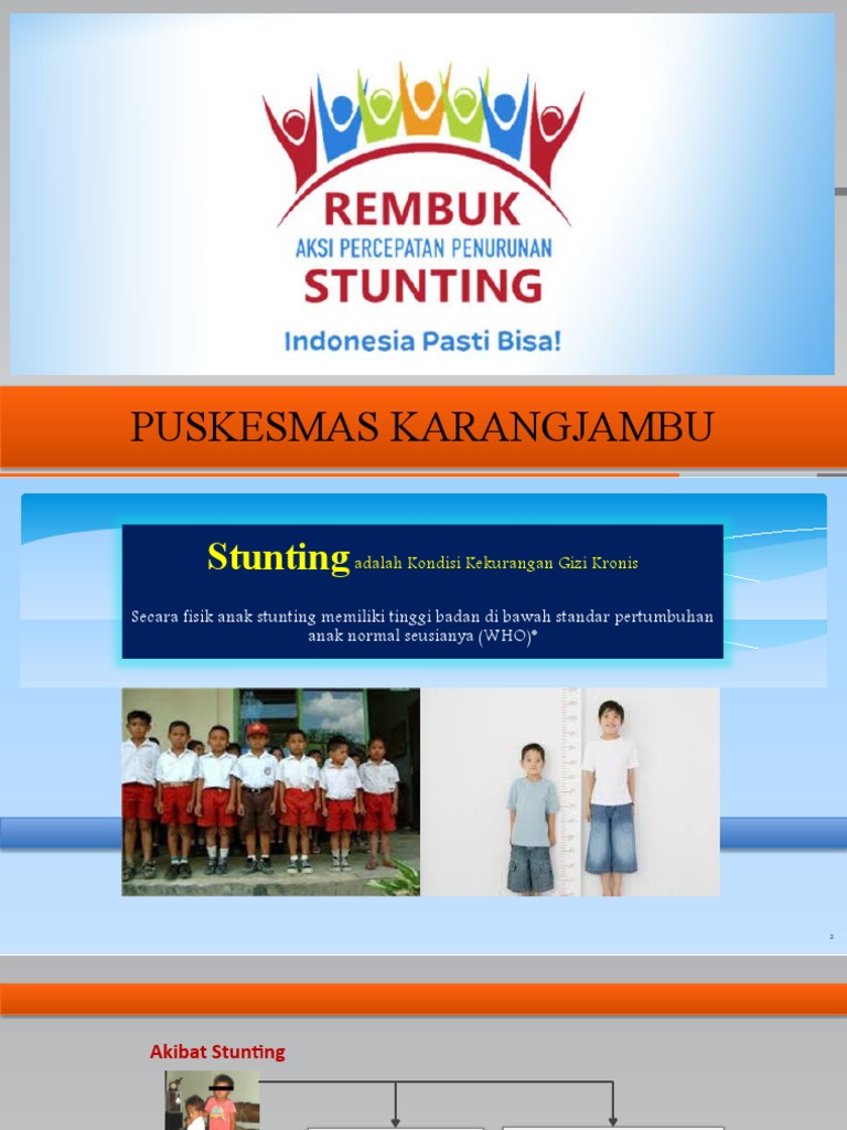 Materi Rembuk Stunting Desa | PDF