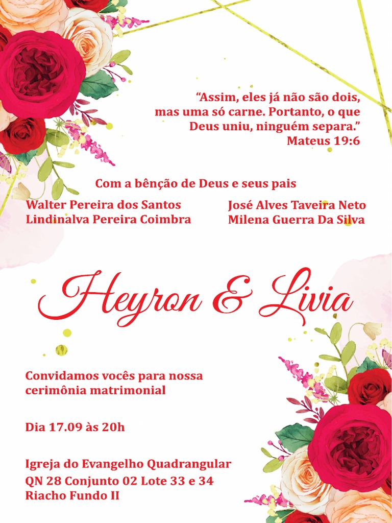 Convite de Casamento | PDF