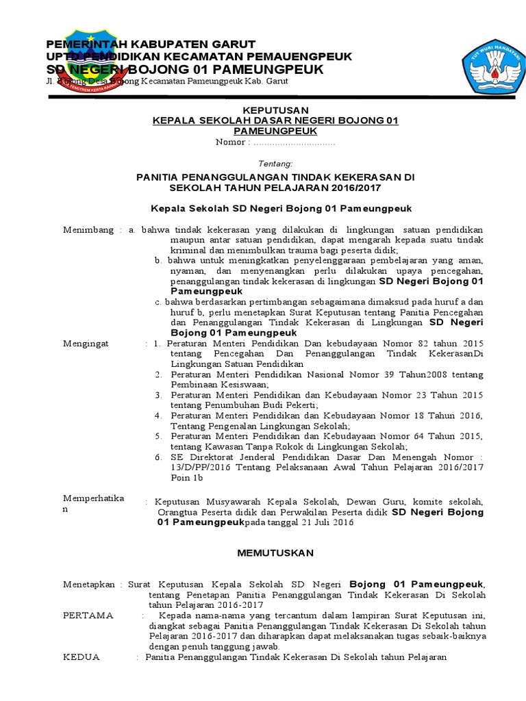 SK Sekolah Aman | PDF