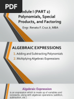 DepEd Lesson Exemplar Mathematics 8 1st | PDF | Factorization | Polynomial