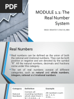 Real Numbers | PDF | Rational Number | Integer