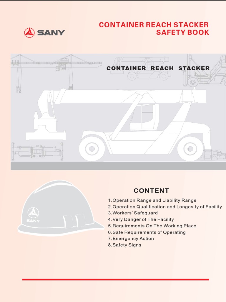 Container Reach Stacker Safety Book | Download Free PDF | Fires | Safety