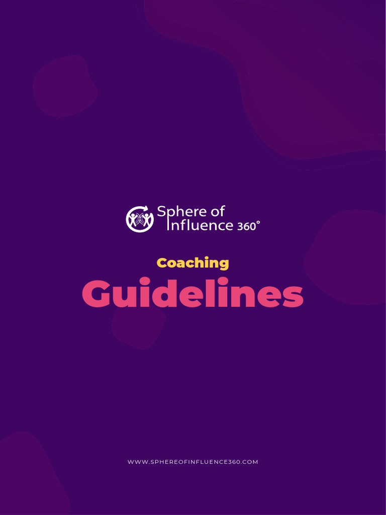 Coaching Guidelines (Sphere of Influence) | PDF | Communication | Cognitive Science
