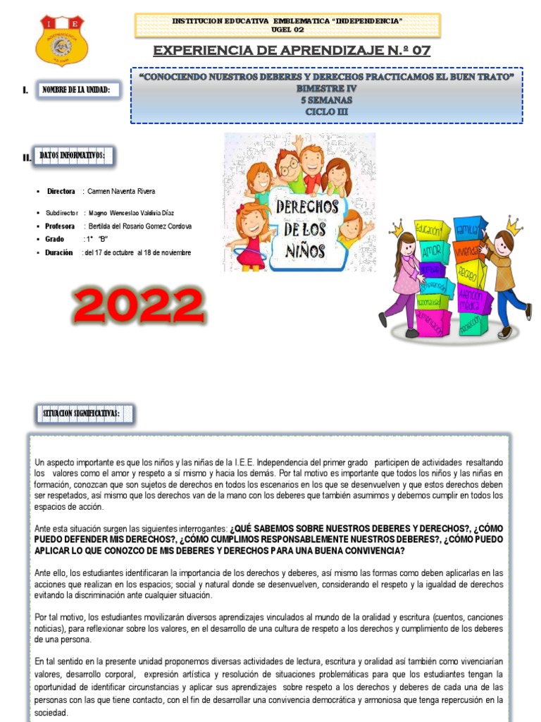 7ma Unidad 2022 | PDF | Comunicación | Evaluación
