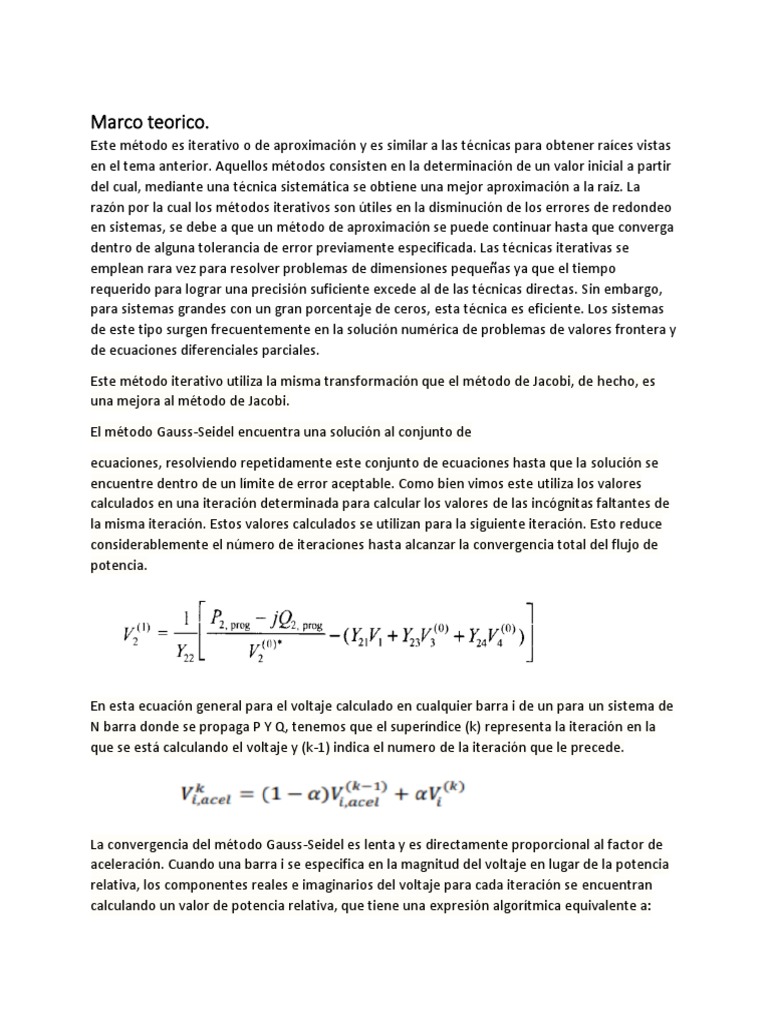 Práctica 4 Matlab Programar El Método Iterativo de Gauss-Seidel | PDF | Ecuaciones | Algoritmos ...