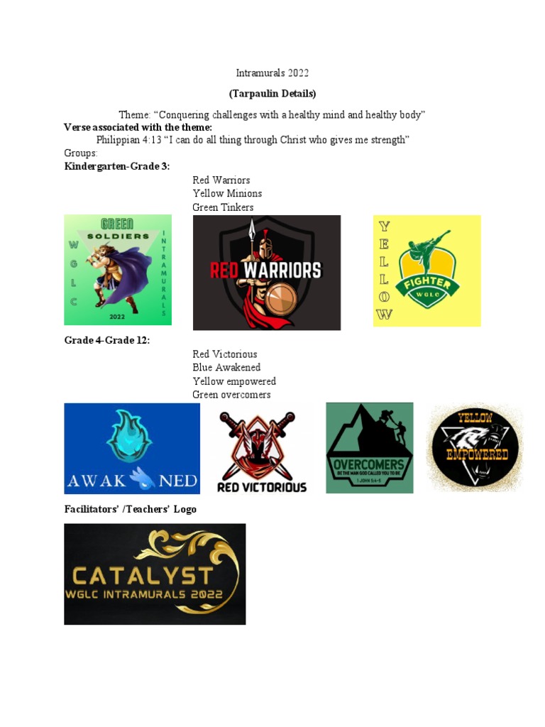 Intramurals 2022 | PDF