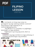Filipino Module 1 Grade 3 | PDF