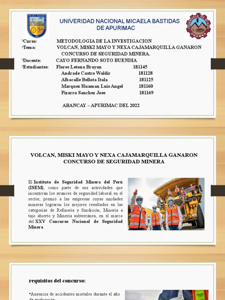 Volcan, Miski Mayo y Nexa Cajamarquilla Ganaron | PDF | Minería | Economias