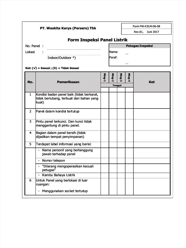 dlscrib.com-pdf-form-checklist-panel-listrik-dl_9f79f28f64727862b5631d42590eba9d | PDF