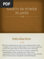 Power Plant Safety Overview Report | PDF | Occupational Safety And ...