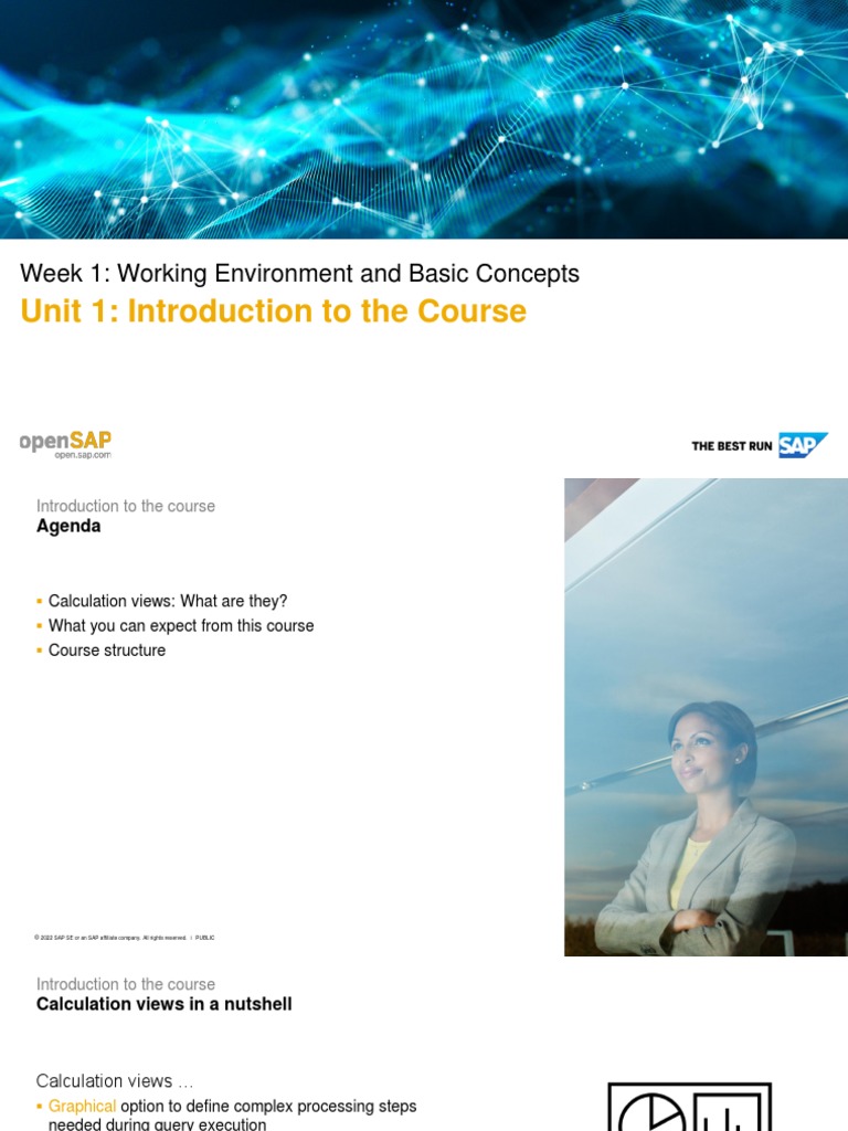 Opensap Hana9 Week 1 All Slides Pdf Databases Integrated Development Environment 