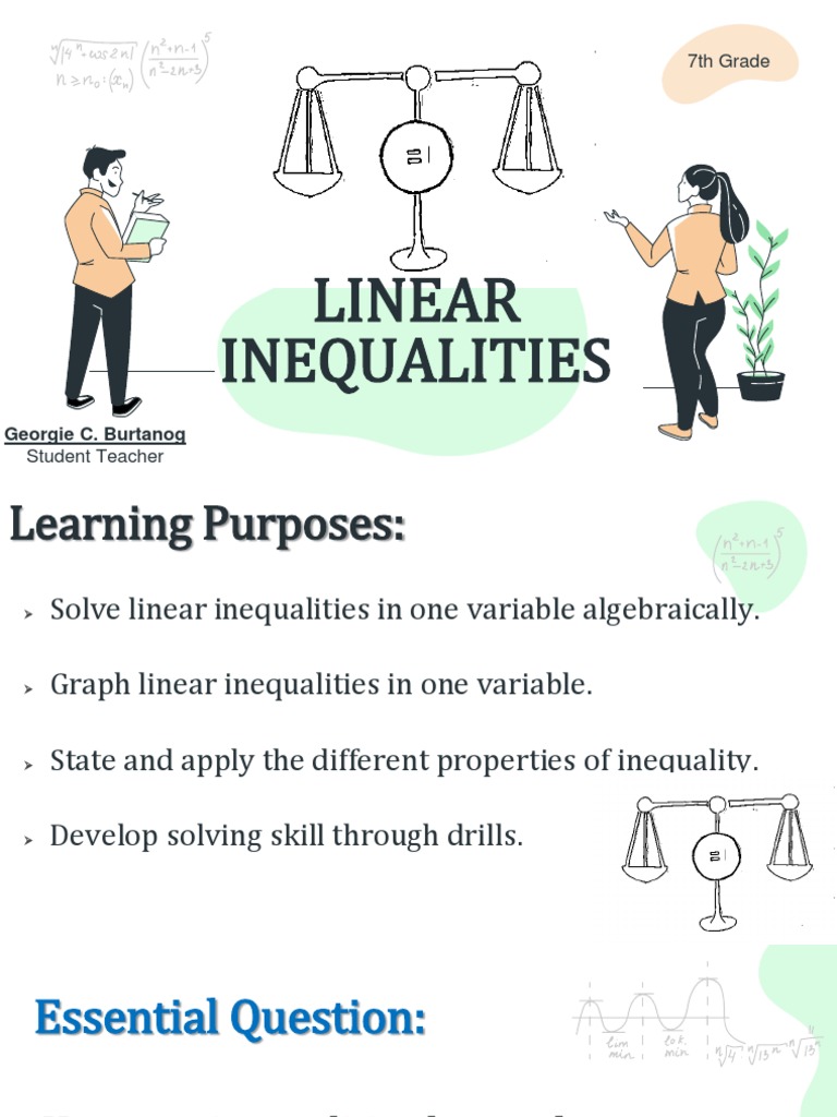 Linear Inequalities | PDF | Inequality (Mathematics) | Mathematical ... Linear Inequalities | PDF | Inequality (Mathematics) | Mathematical ...