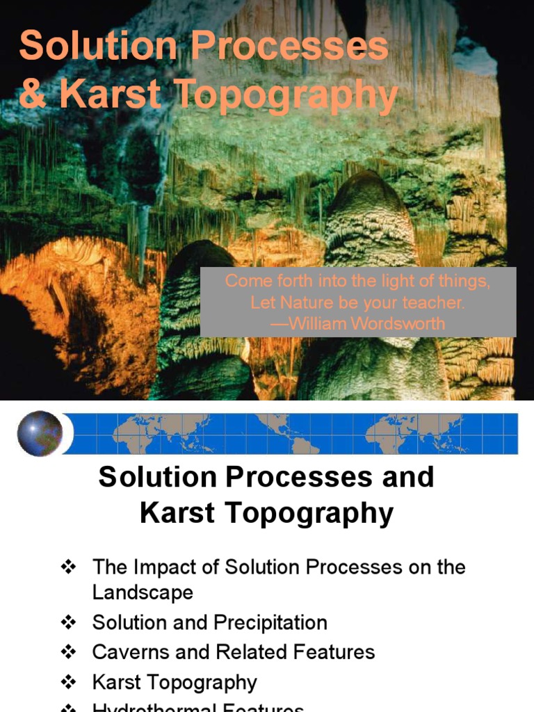 Solution Processes and Karst Topography | Download Free PDF | Cave ...