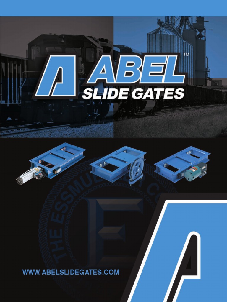 Abel Slide Gates Brochure | PDF | Actuator | Manufactured Goods