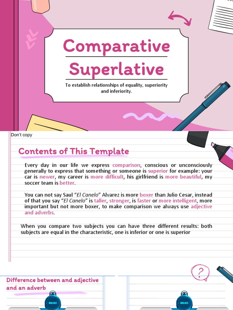 Comparative of Equality | PDF
