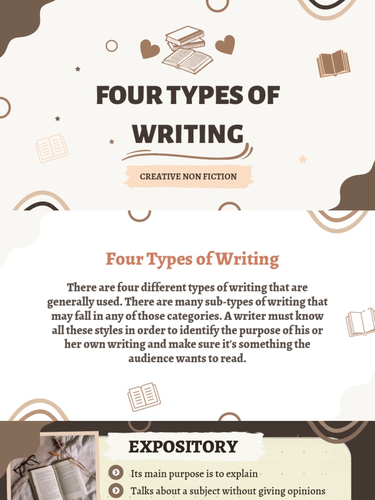 Four Types of Writing | PDF | Foreign Language Studies