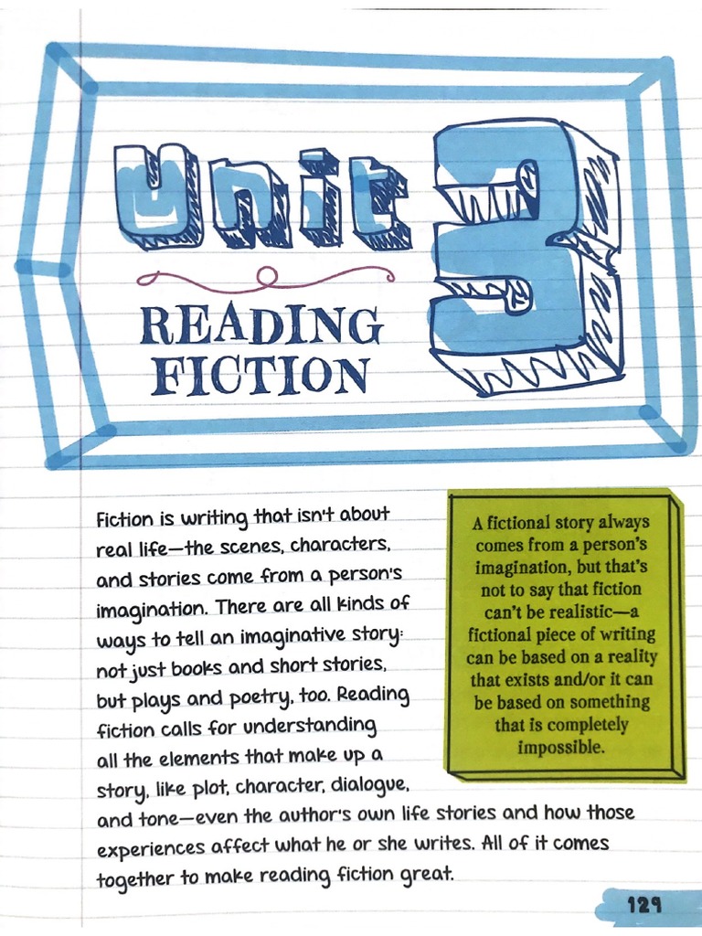 Unit 3 Reading Fiction | PDF