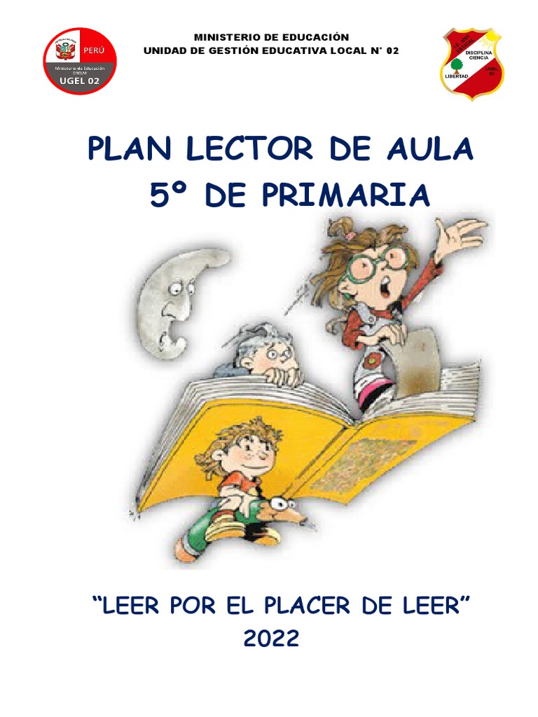 Plan Lector de Aula 5º Primaria | PDF | Salón de clases | Aprendizaje