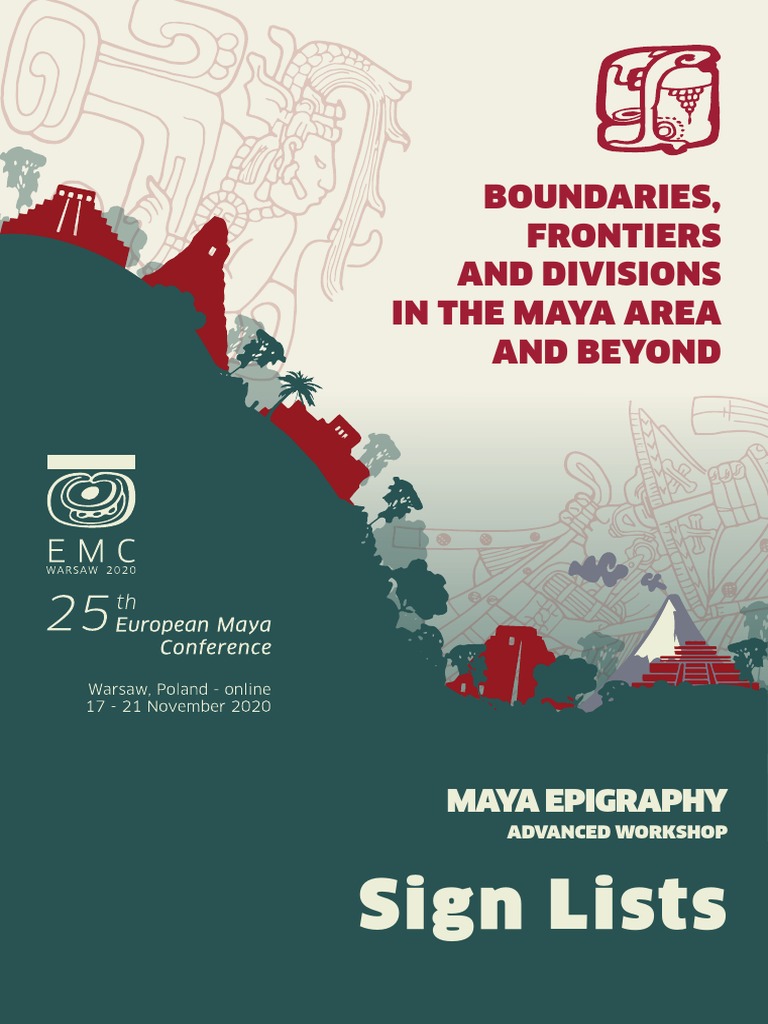 Maya Epigraphy Workshop Sign Lists | PDF