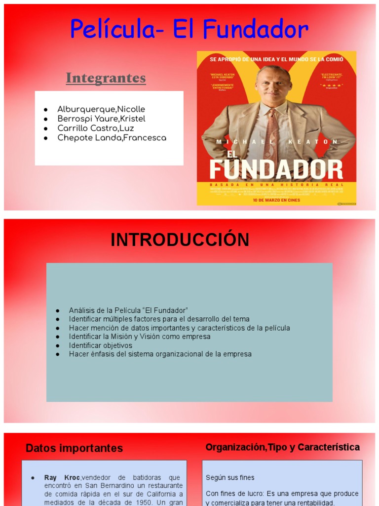Análisis de "El Fundador" y McDonald's | PDF | Business | Marketing