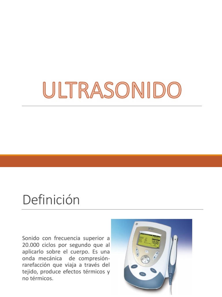 Ultrasonido 2022 | PDF | Ultrasonido | Sonido