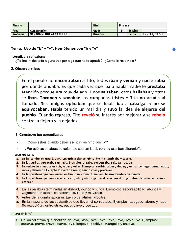 Usode B y V | PDF | Idiomas | Estudios de idiomas extranjeros