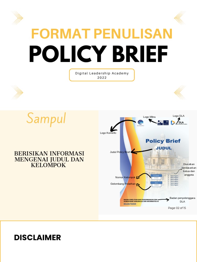 Panduan Penulisan Policy Brief | PDF