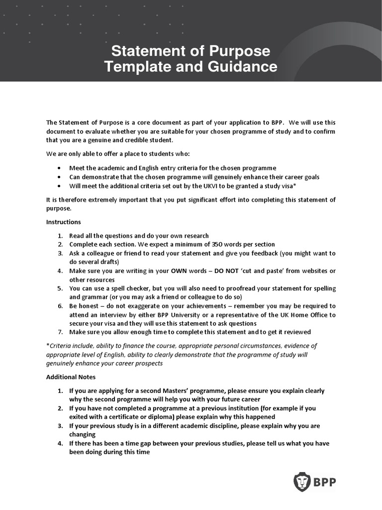 BPP Sop Format | PDF | Cognitive Science | Behavior Modification