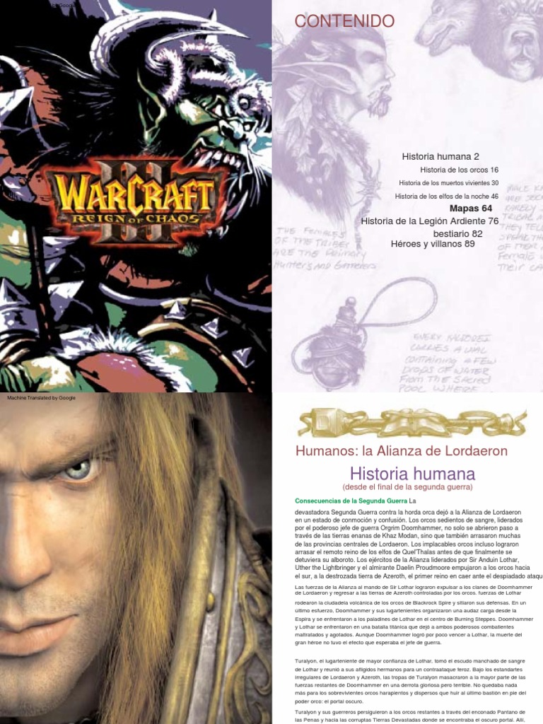 Manual de Juego - Warcraft III, Reign of Chaos Español | PDF | Duendes