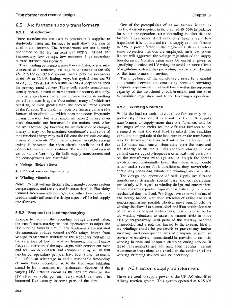 CEGB Arc Furnance Transformers | PDF