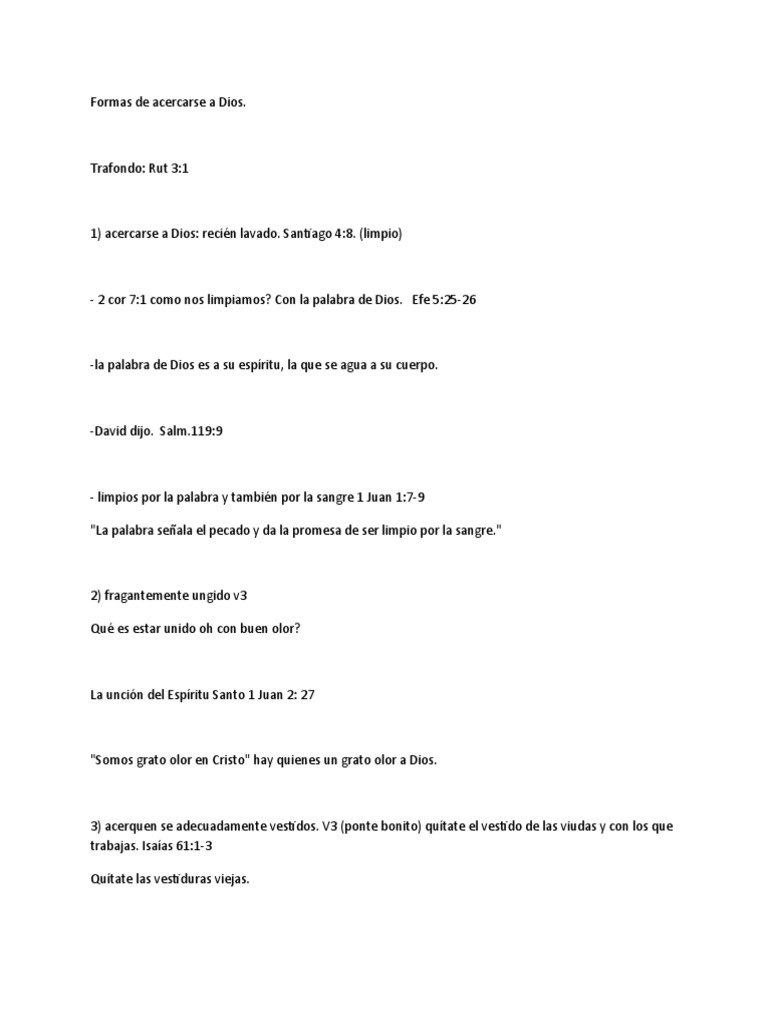 Formas de Acercarse A Dios | PDF
